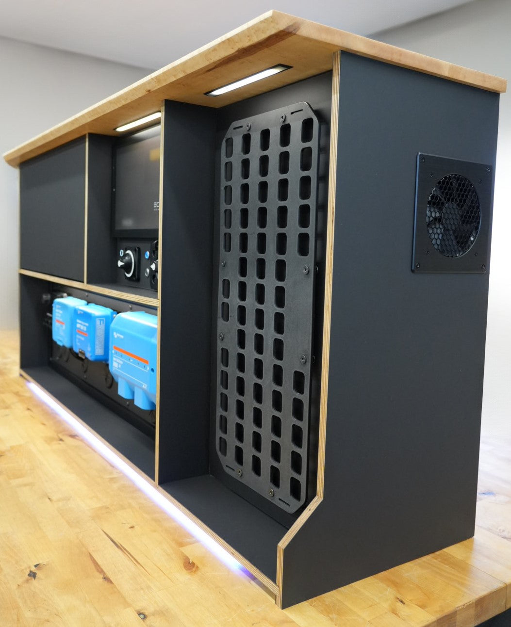 Custom Electrical Cabinet - Sprinter and Transit Camper Van Equipment ...